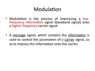 Modulation - Introduction to Analog Modulation.pptx