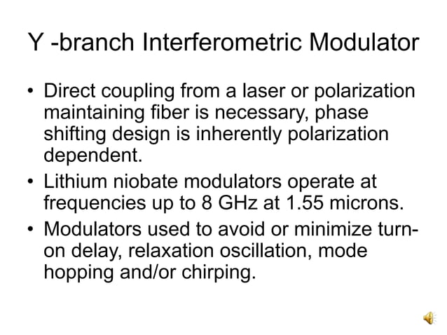 Modulation of light | PPT