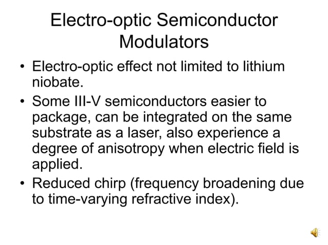 Modulation of light | PPT