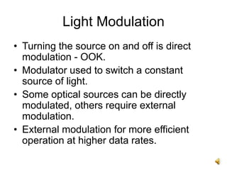 Modulation of light | PPT