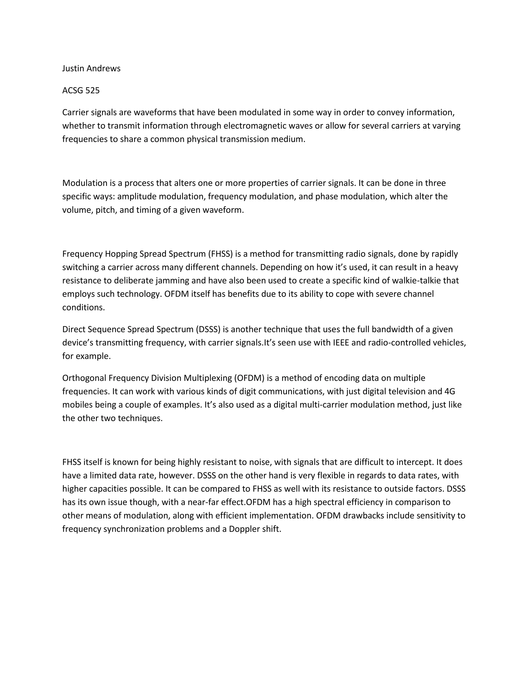 Modulation Schemes 8 Docx