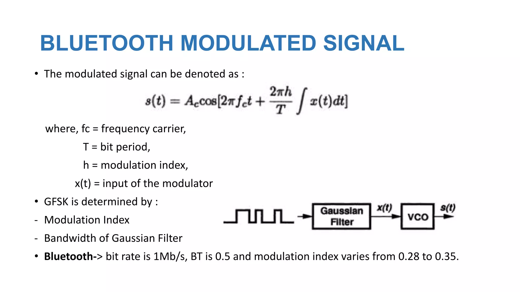 Modulation Schemes Used In Wireless Technologies Pdf Internet Of