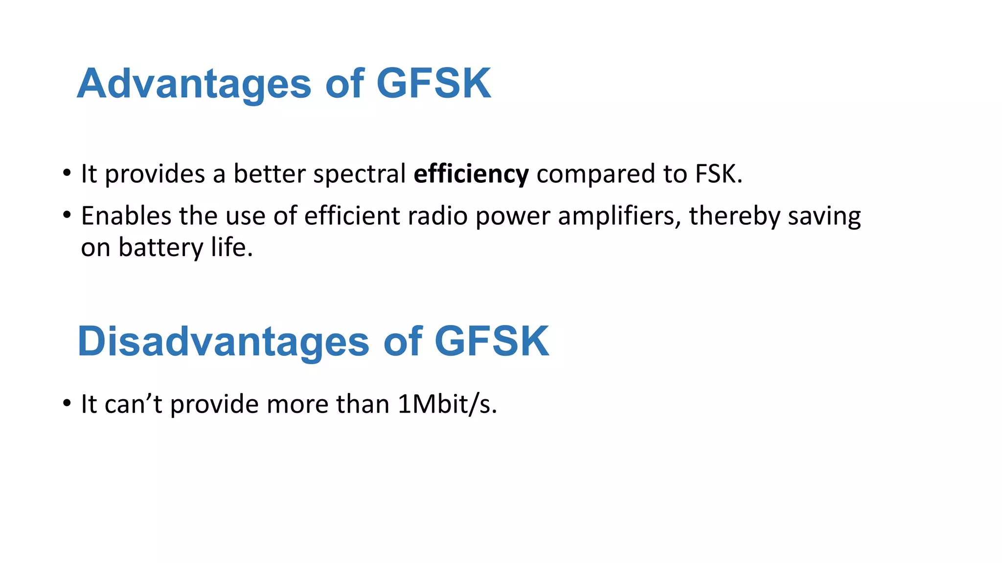 Modulation schemes used in wireless technologies | PDF
