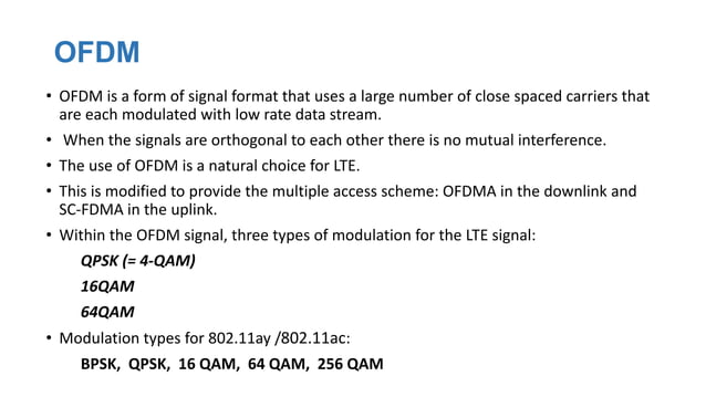 Modulation schemes used in wireless technologies | PDF | Internet of ...