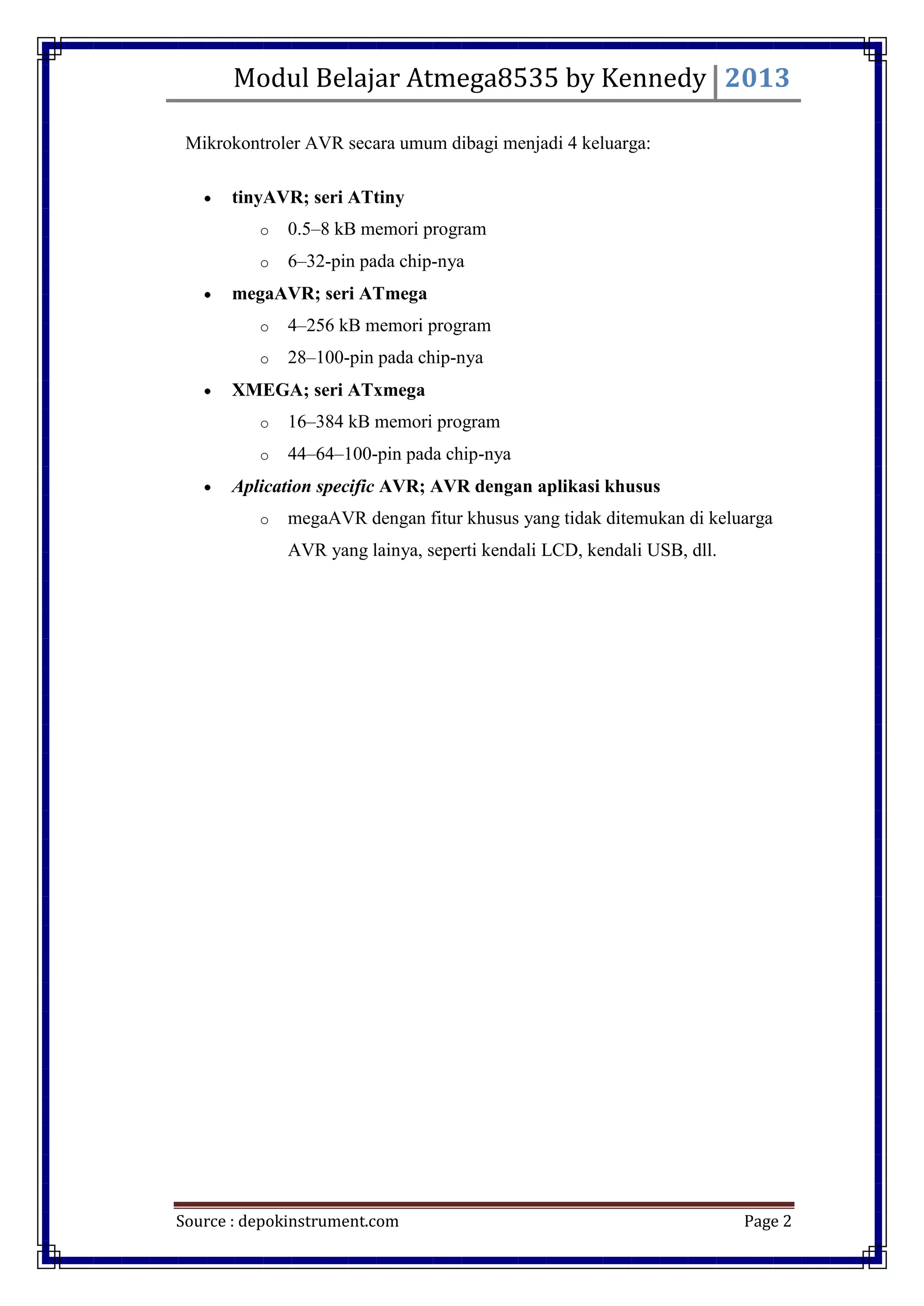 Modul ATmega8535 by muhammad kennedy ginting (Universitas Sumatera ...