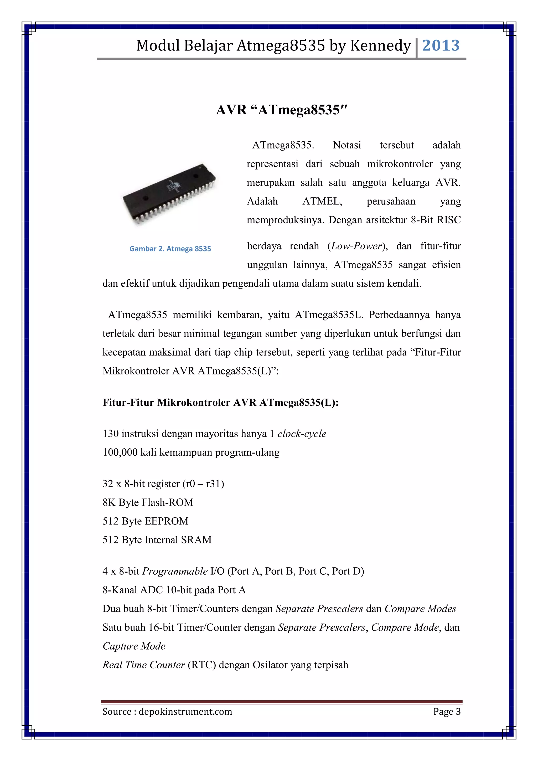 Modul ATmega8535 by muhammad kennedy ginting (Universitas Sumatera ...