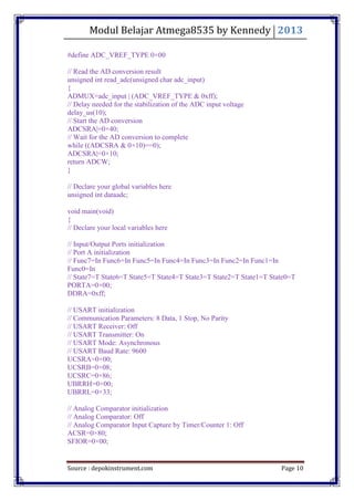 Modul ATmega8535 by muhammad kennedy ginting (Universitas Sumatera ...