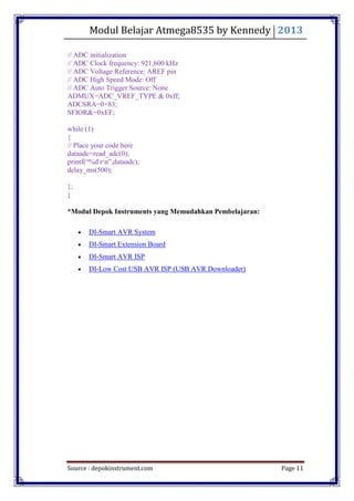 Modul ATmega8535 by muhammad kennedy ginting (Universitas Sumatera ...