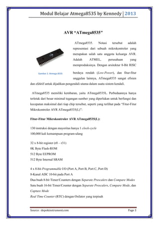 Modul ATmega8535 by muhammad kennedy ginting (Universitas Sumatera Utara) | DOCX