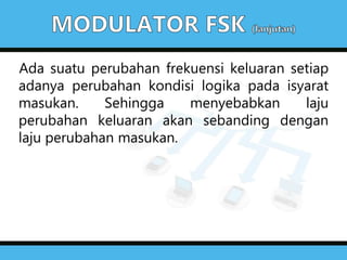 Modulator dan demodulator fsk | PPTX