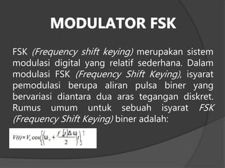 Modulator dan demodulator fsk | PPT