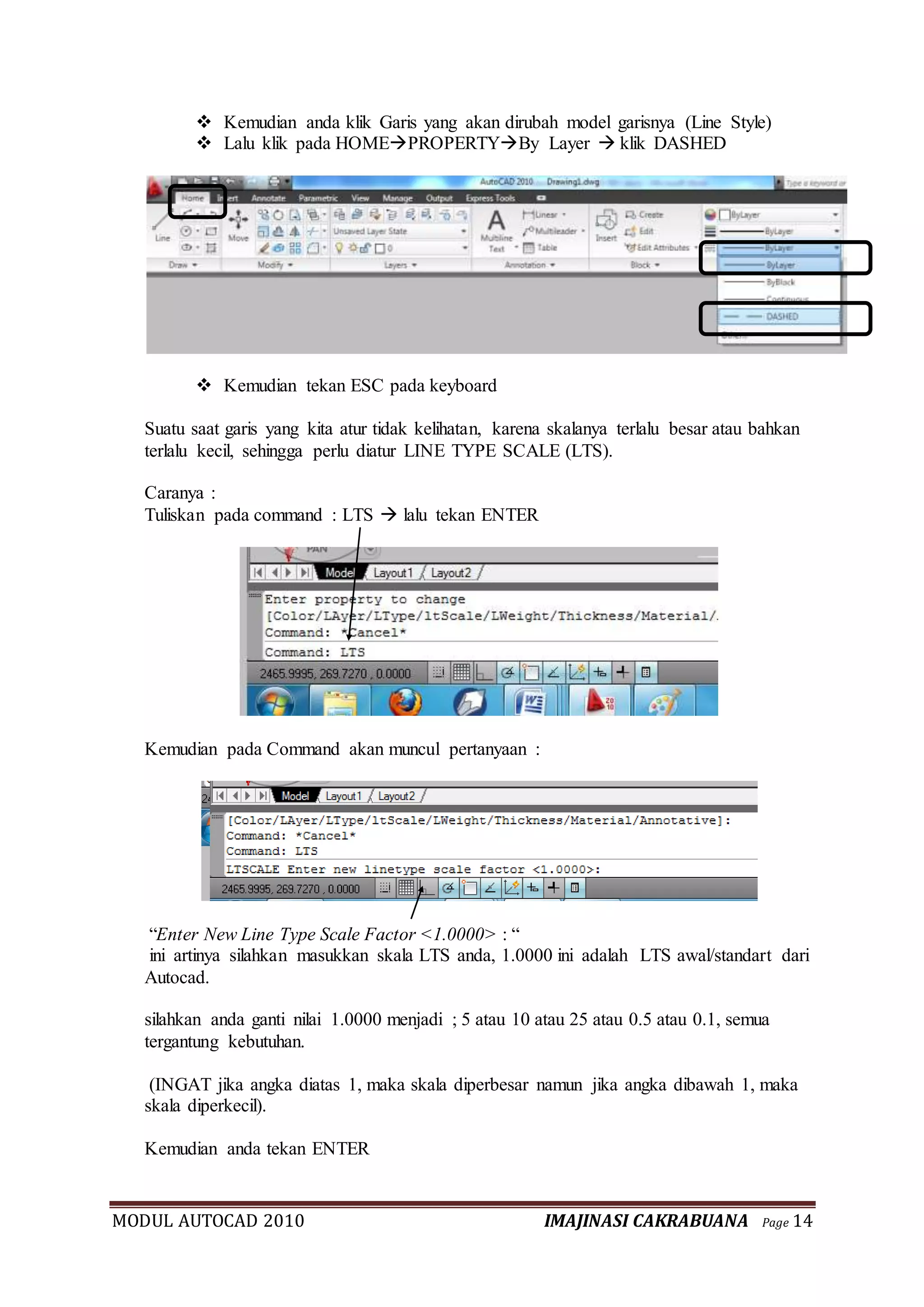 Modul autocad2010 | DOCX