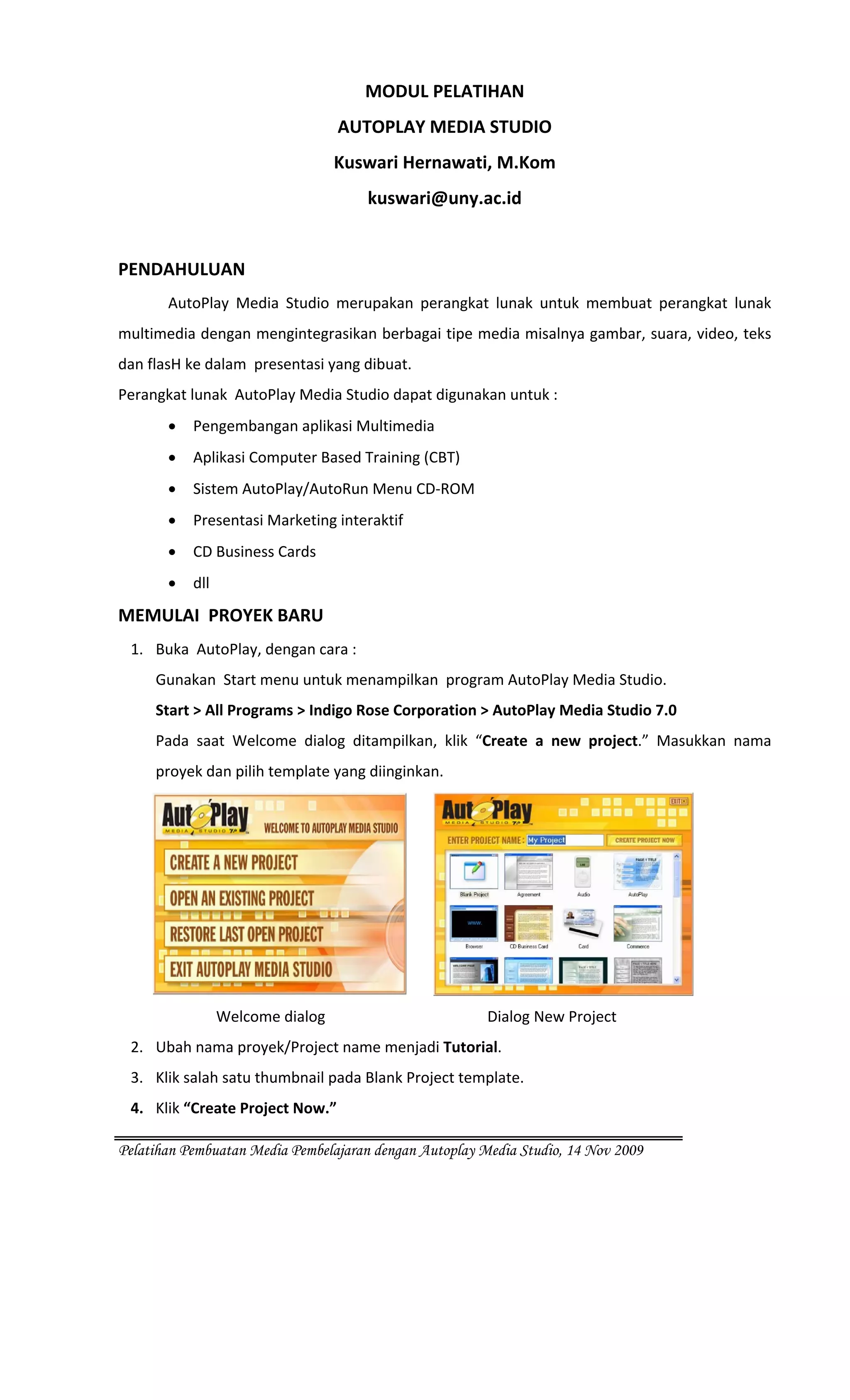 Modul autoplay | PDF