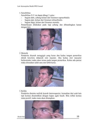 Modul b3 pemeriksaan saraf kranialis | PDF