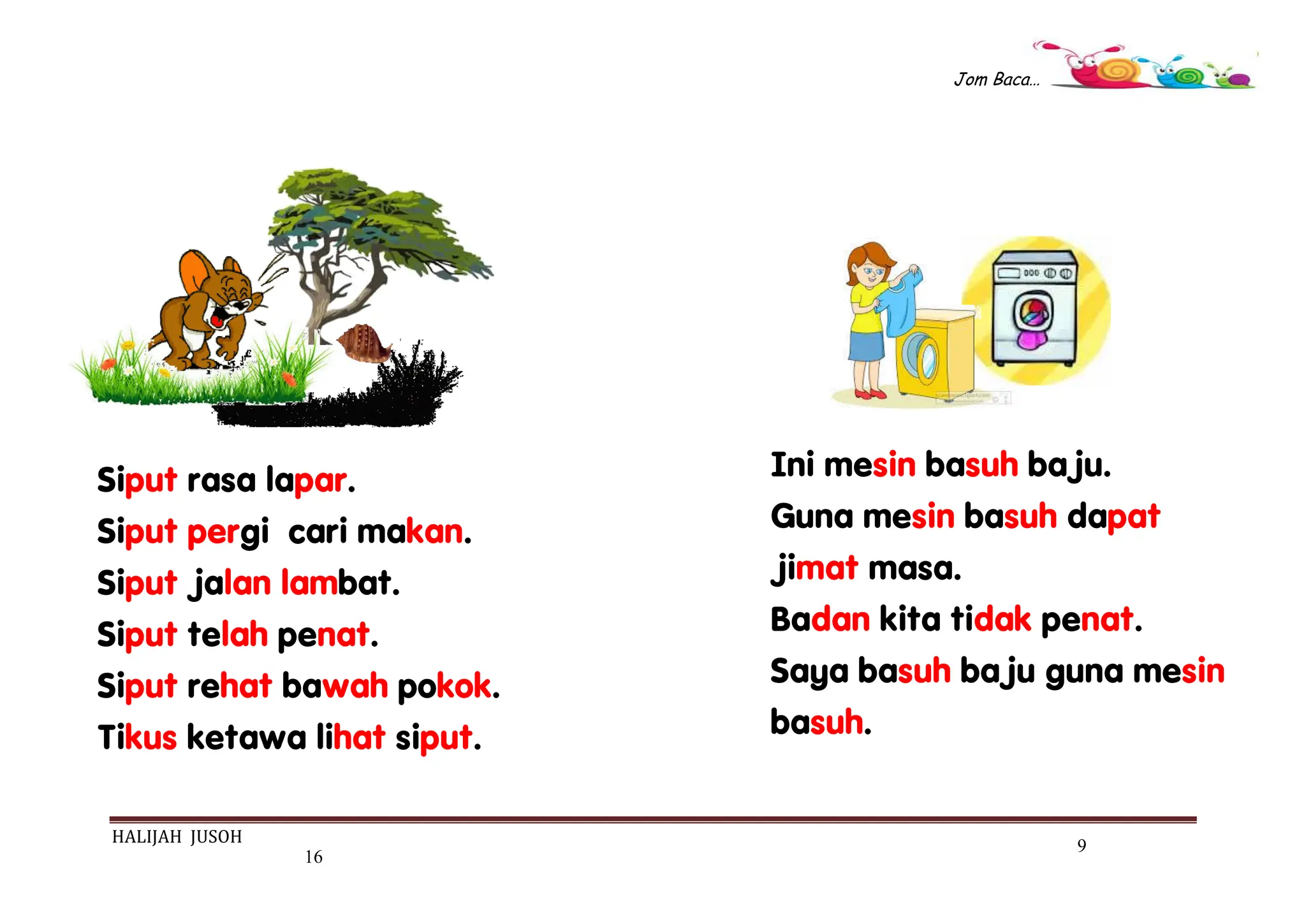 MODUL BACAAN JOM BACA SIRI 2 UNTUK MURID MURID pdf | PDF
