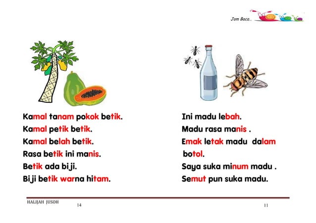 MODUL BACAAN JOM BACA SIRI 2 UNTUK MURID MURID pdf | PDF