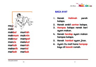 MODUL BACAAN JOM BACA SIRI 3 UNTUK MURID MURIDpdf | PDF
