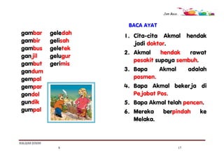 MODUL BACAAN JOM BACA SIRI 3 UNTUK MURID MURIDpdf | PDF