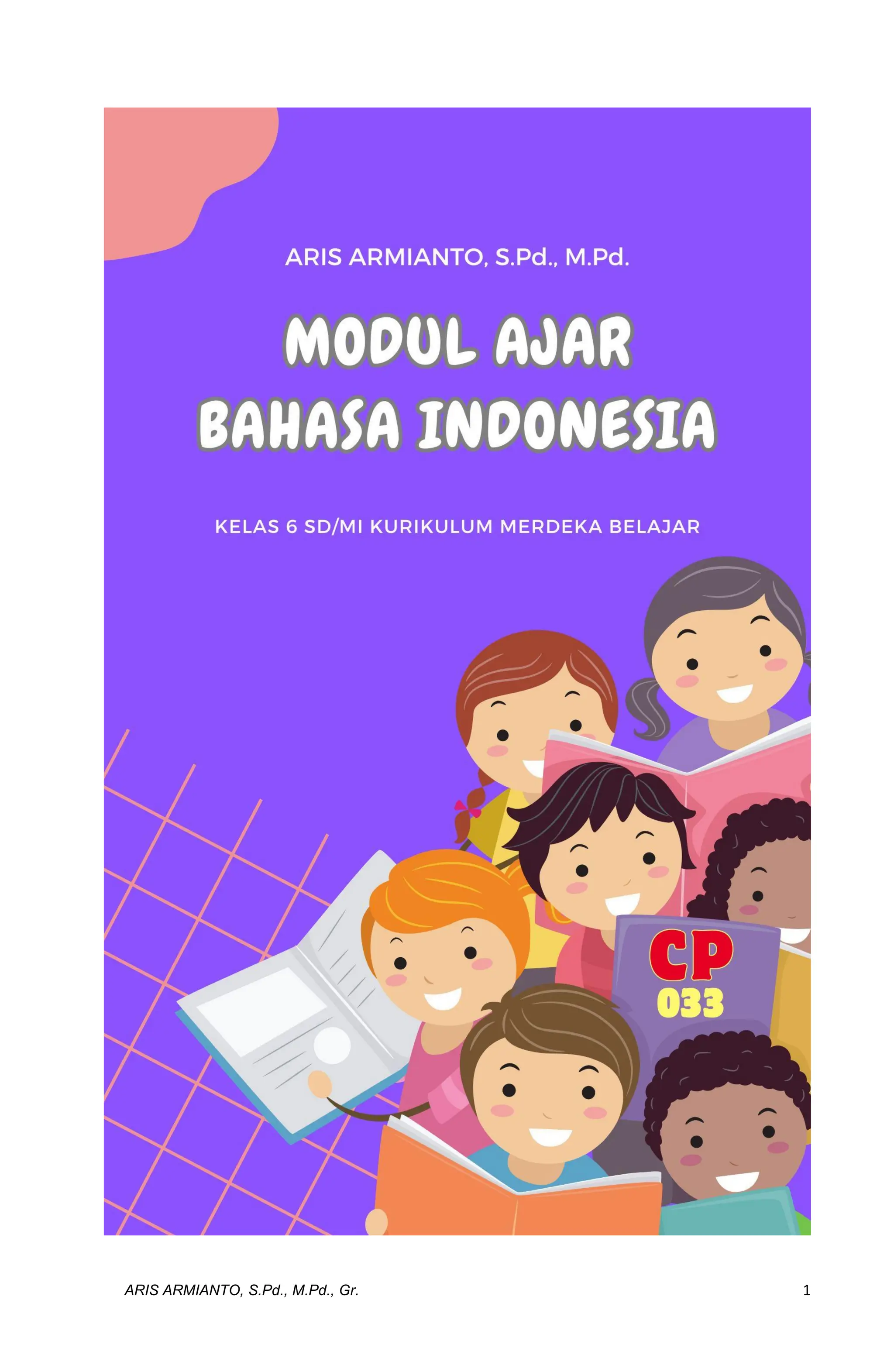 MODUL AJAR BAHASA INDONESIA KELAS 6 KURIKULUM MERDEKA.pdf