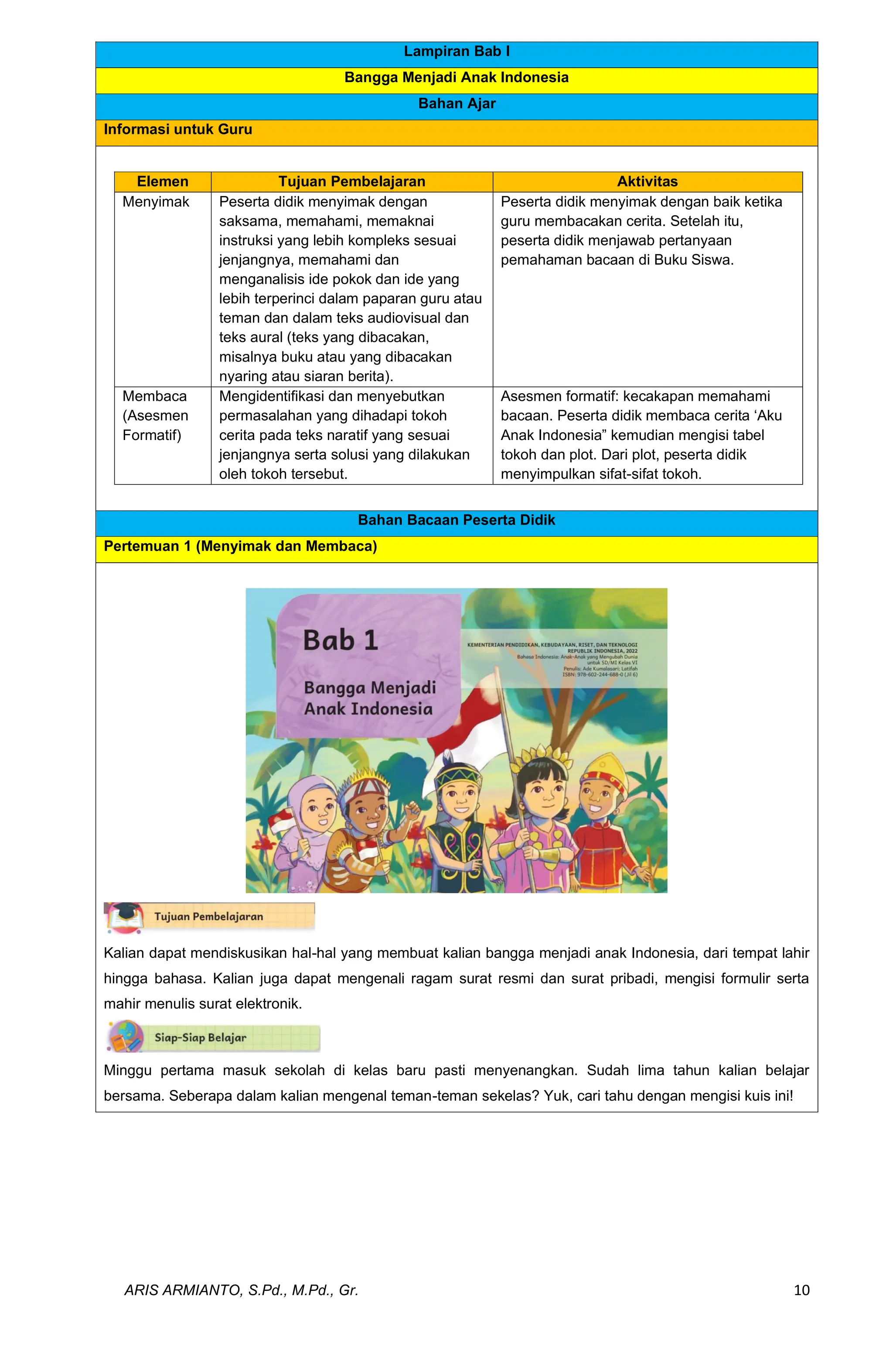 MODUL AJAR BAHASA INDONESIA KELAS 6 KURIKULUM MERDEKA.pdf