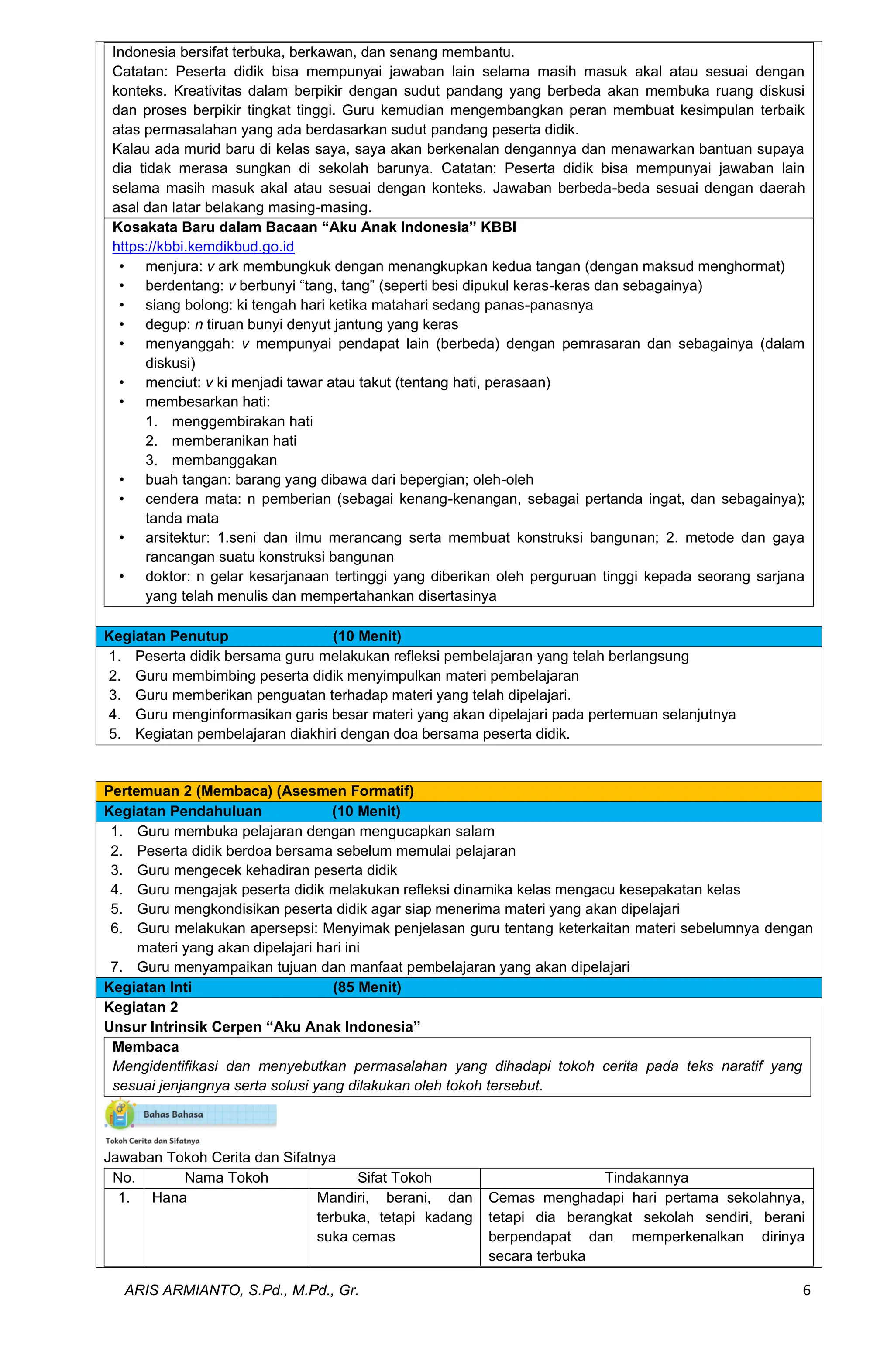 MODUL AJAR BAHASA INDONESIA KELAS 6 KURIKULUM MERDEKA.pdf
