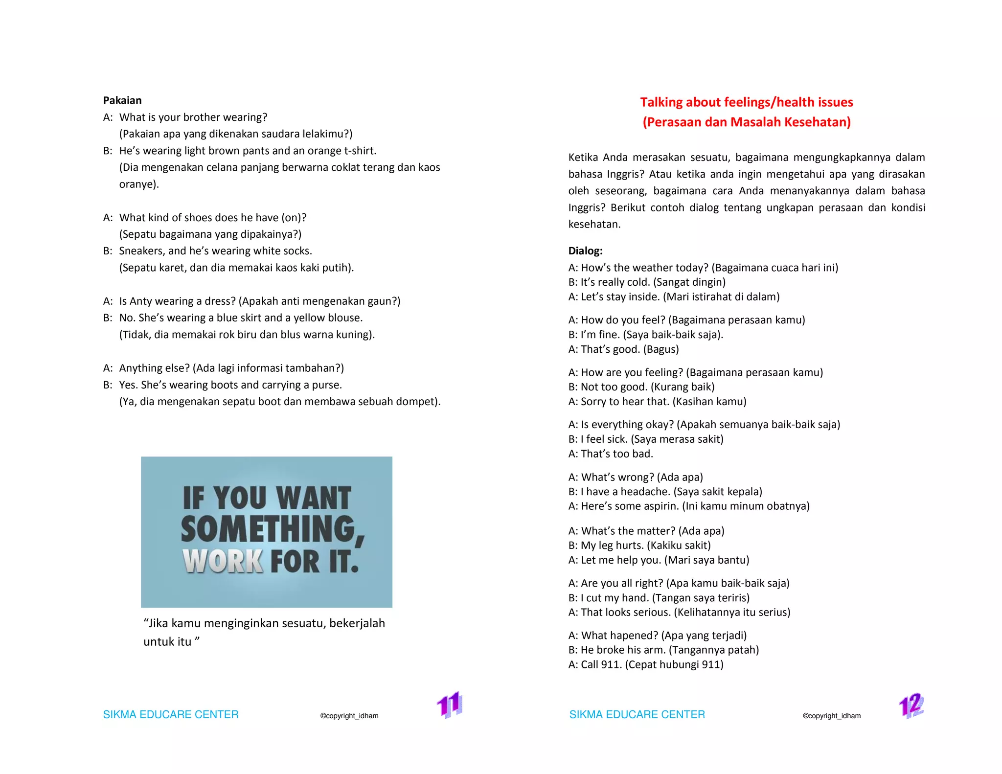 Modul bahasa inggris conversation beginner | PDF