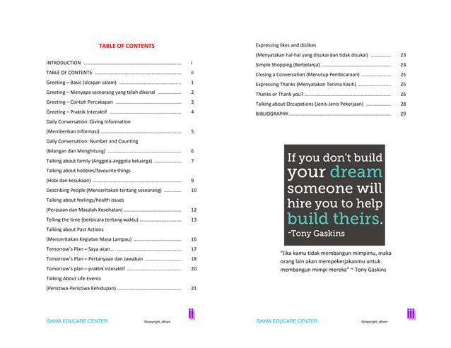 Modul bahasa inggris conversation beginner | PDF