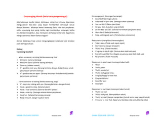 Modul bahasa inggris conversation elementary | PDF
