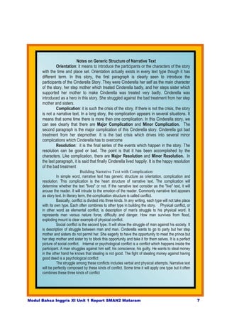 Modul bahasa inggris xi unit 2 narrative | DOC