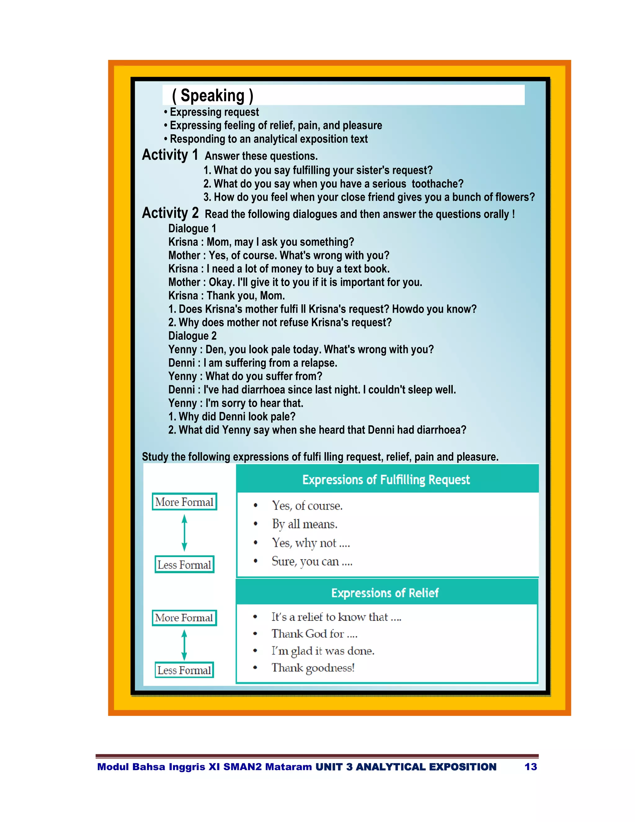 Modul bahasa inggris xi unit 3 analytical exposition | PDF