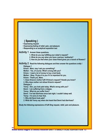 Modul Bahasa Inggris Xi Unit 3 Analytical Exposition | DOC