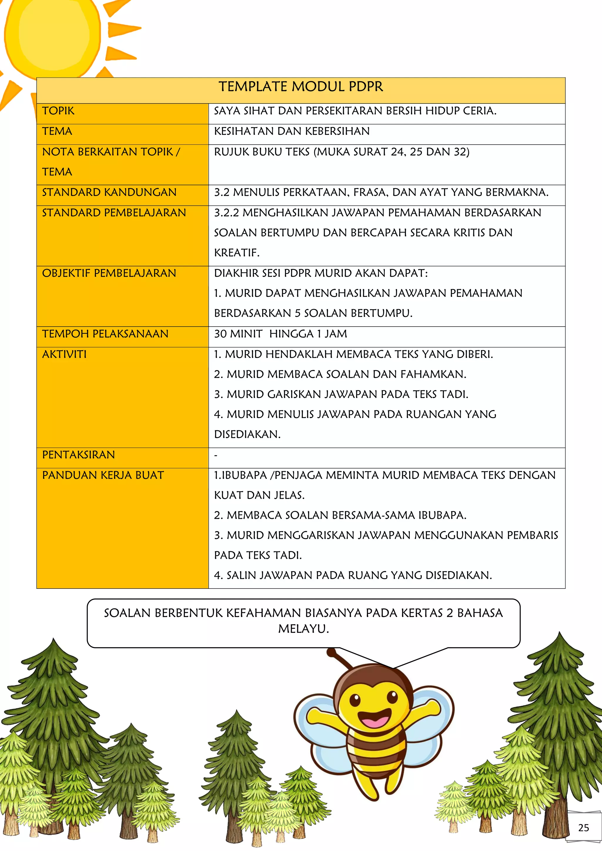 Modul bahasa melayu tahun 4 | PDF