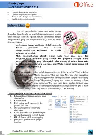 Modul baru lkp | DOCX