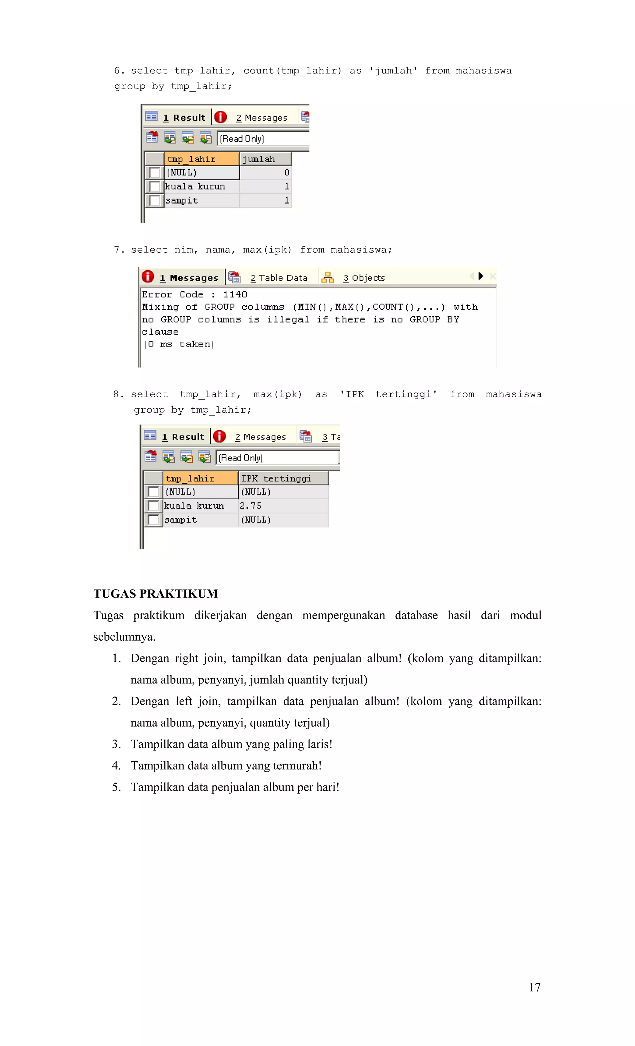 Modul basdat I | PDF