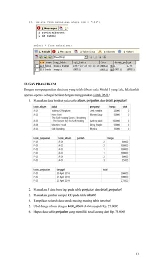 Modul basdat I | PDF