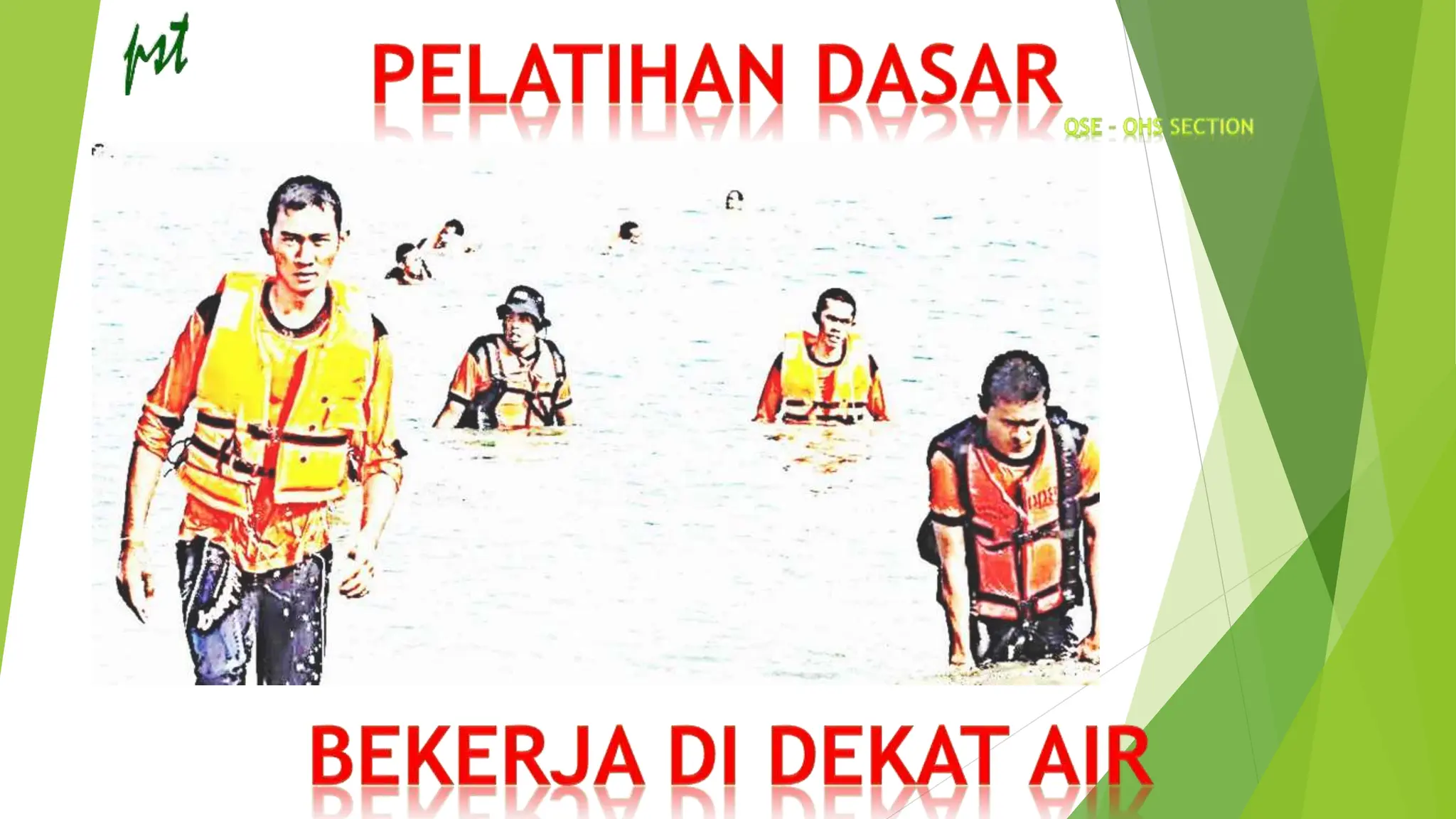 Modul pelatihan karyawan saat Bekerja di dekat air | PPTX