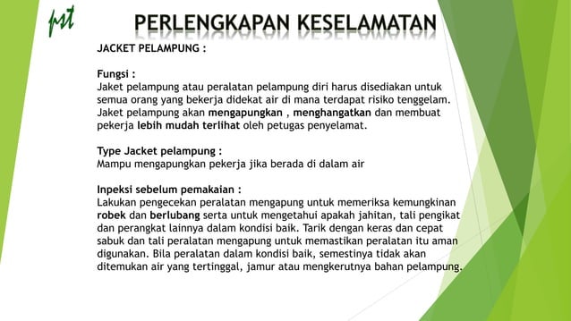 Modul pelatihan karyawan saat Bekerja di dekat air | PPTX