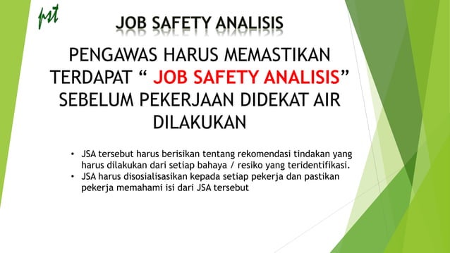 Modul pelatihan karyawan saat Bekerja di dekat air | PPTX