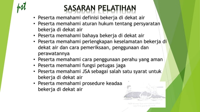 Modul pelatihan karyawan saat Bekerja di dekat air | PPTX