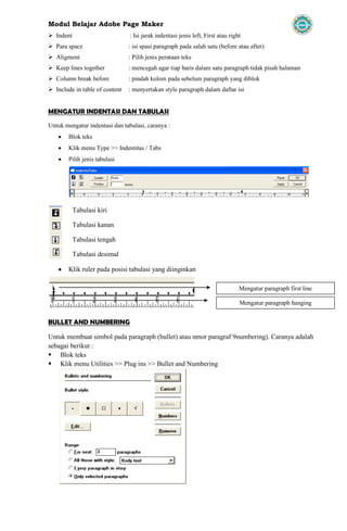 Modul belajar page maker | PDF