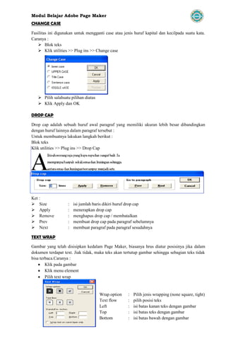 Modul belajar page maker | PDF