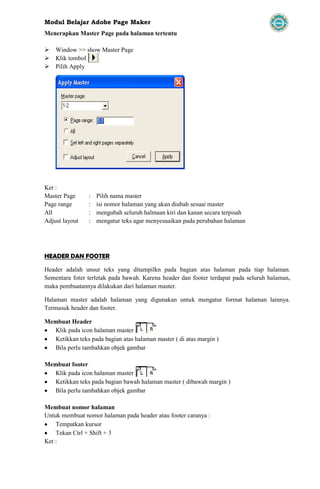 Modul belajar page maker | PDF