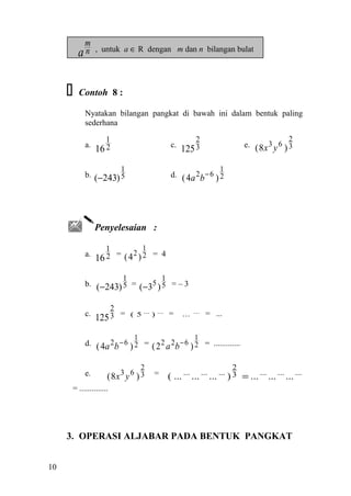 Modul bentuk pangkat | DOC