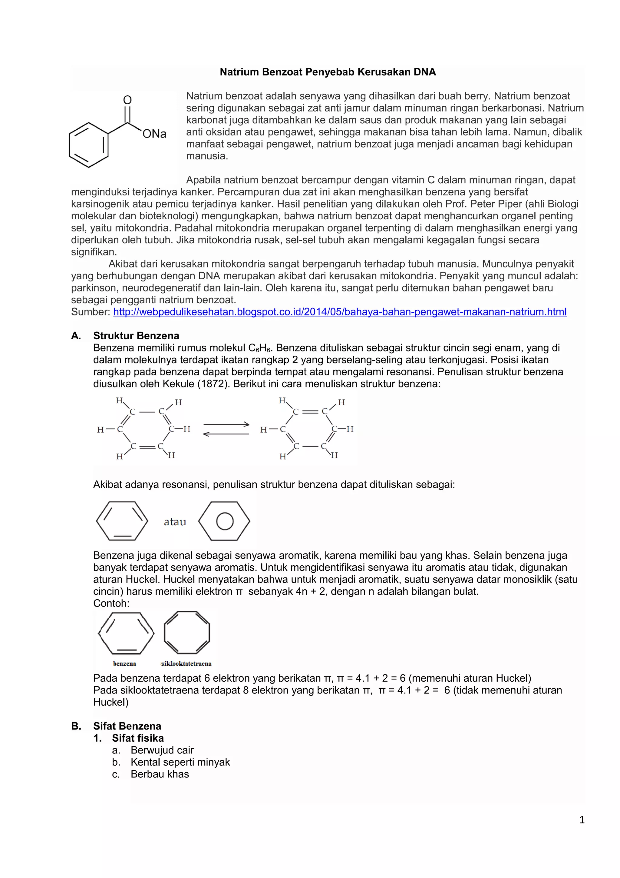 Modul benzena dan turunannya kelas xii sma bss malang | DOC
