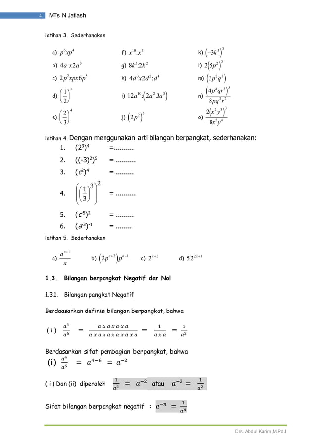 Modul bilangan berpangkat | DOCX