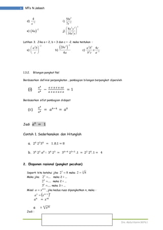 Modul bilangan berpangkat | DOCX
