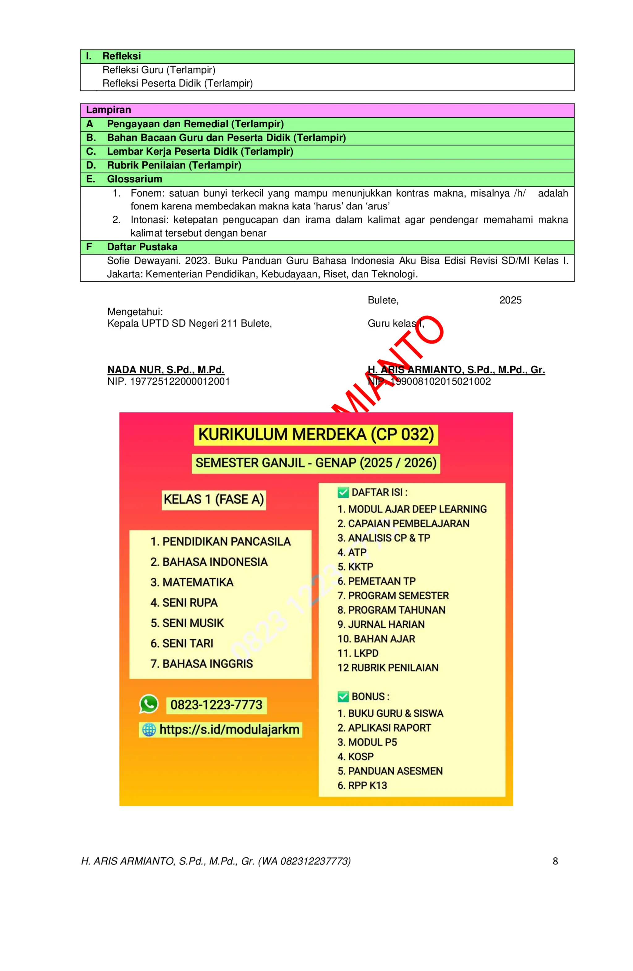MODUL PEMBELAJARAN DEEP LEARNING BAHASA INDONESIA KELAS 1 CP 032 REVISI 2025 KURIKULUM MERDEKA ...