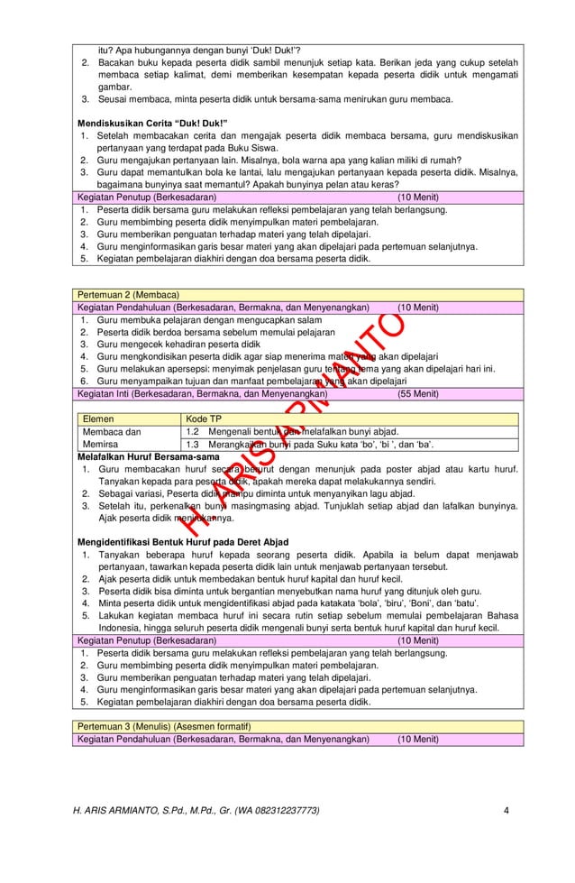 MODUL PEMBELAJARAN DEEP LEARNING BAHASA INDONESIA KELAS 1 CP 032 REVISI 2025 KURIKULUM MERDEKA ...