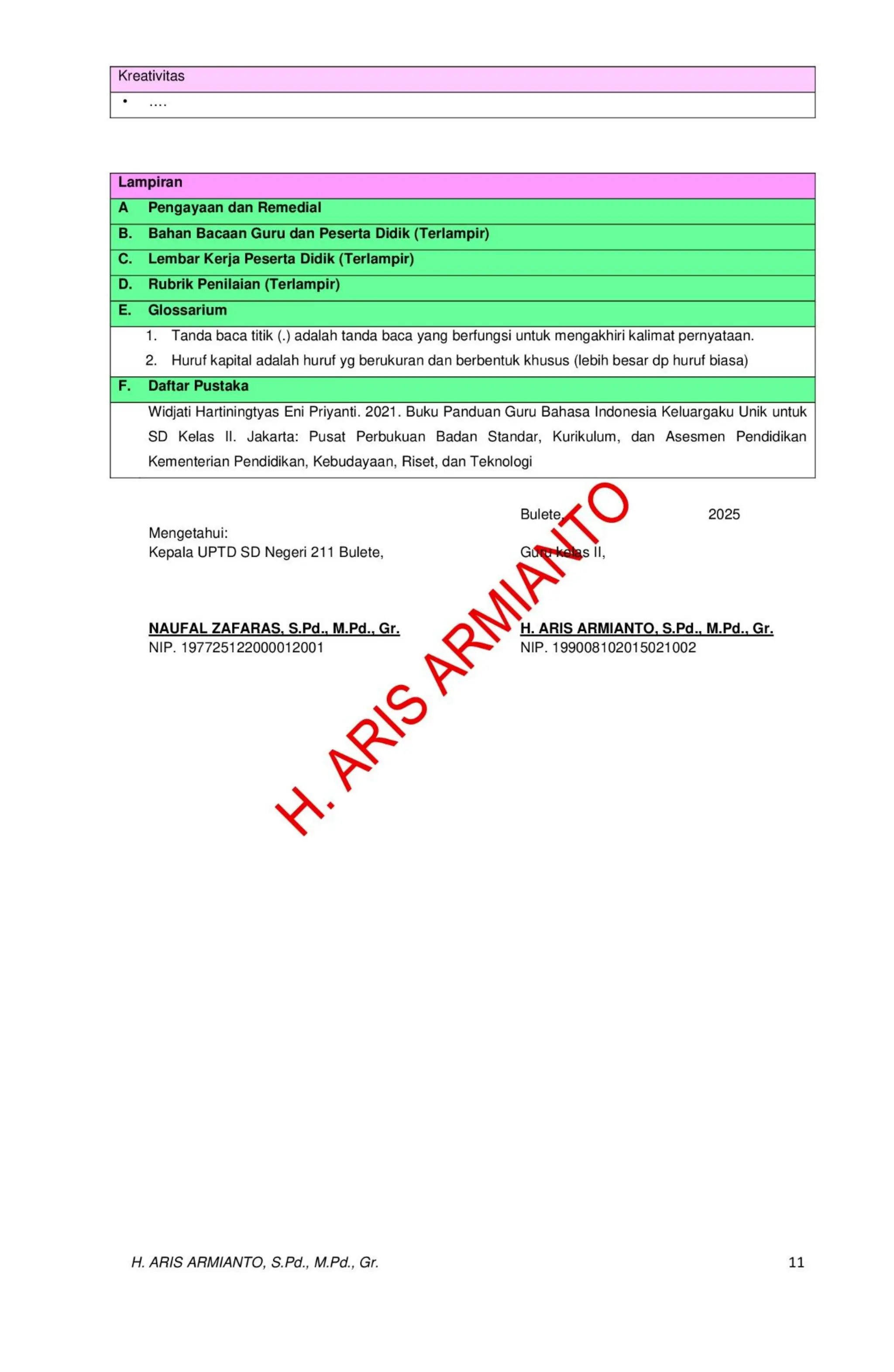 MODUL AJAR DEEP LEARNING BAHASA INDONESIA KELAS 2 CP 032 REVISI 2025 ...