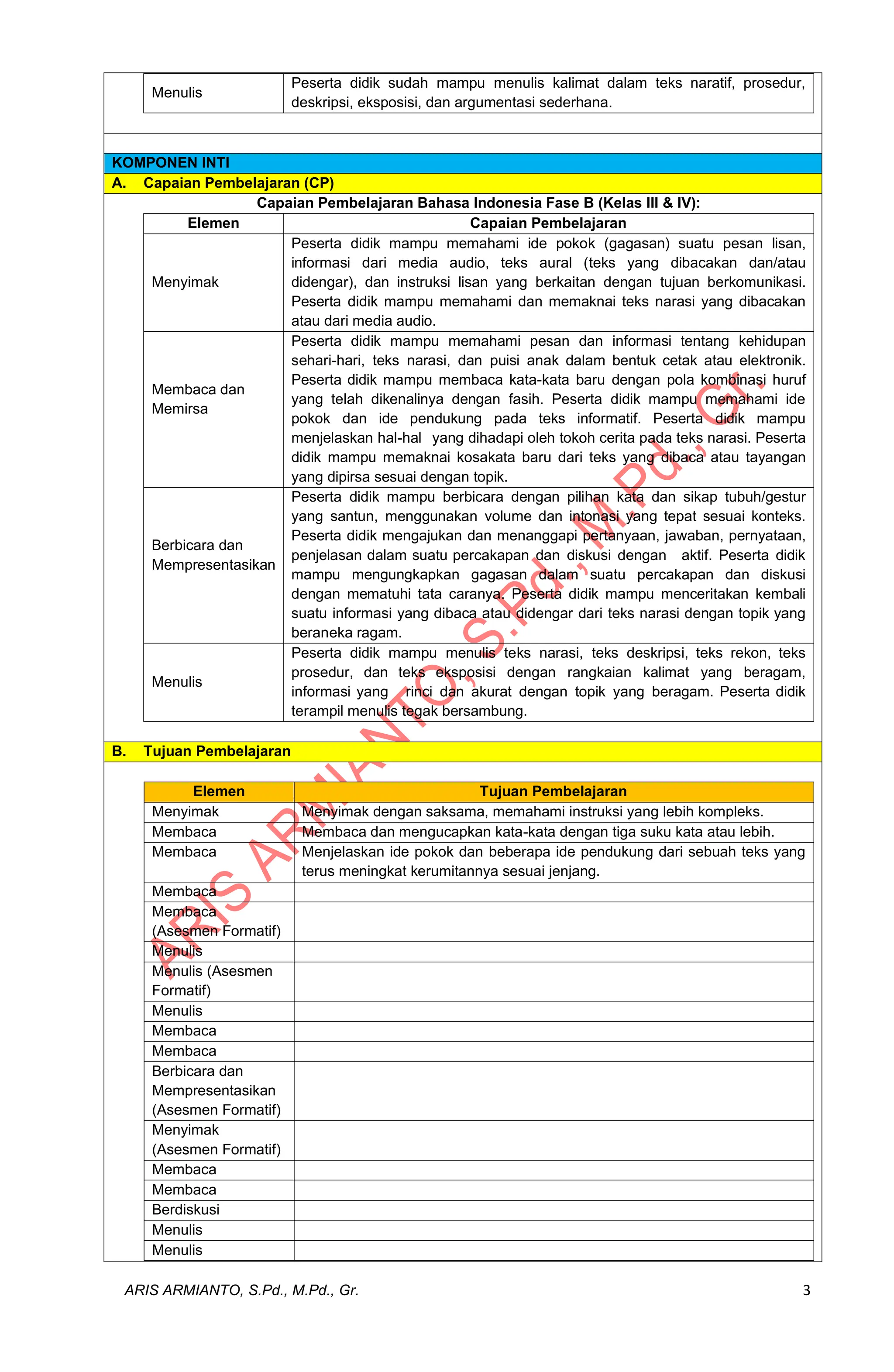 MODUL AJAR BAHASA INDONESIA KELAS 3 KURIKULUM MERDEKA.pdf